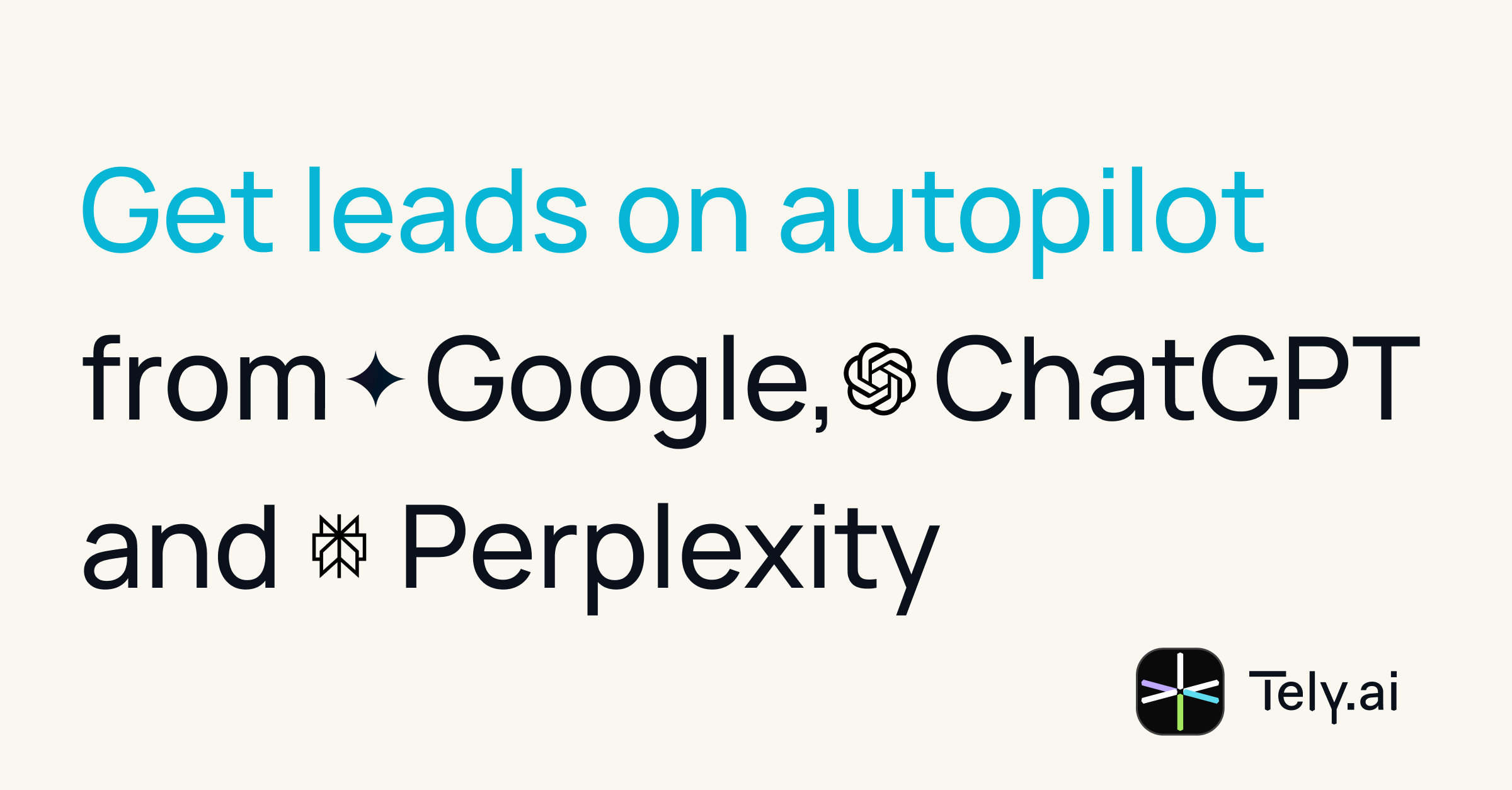 Tely AI – Get organic leads from Google, ChatGPT, Perplexity on autopilot