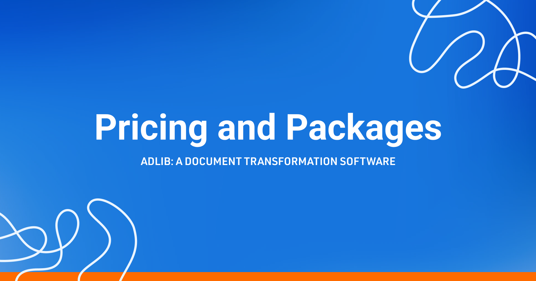 Adlib Pricing | Flexible Plans for Document Transformation