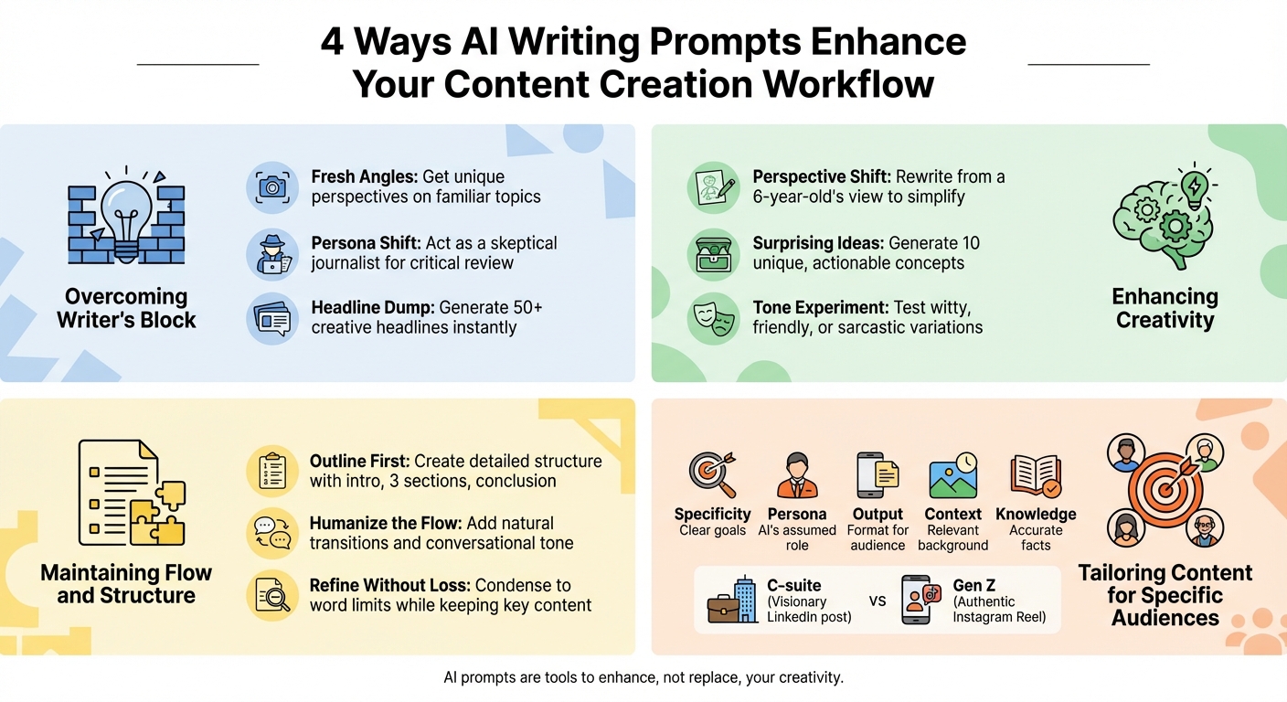 Effective AI Writing Prompts to Overcome Writer's Block