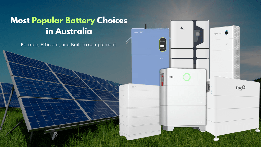 Most Popular Solar Batteries in Australia | Solar Masters