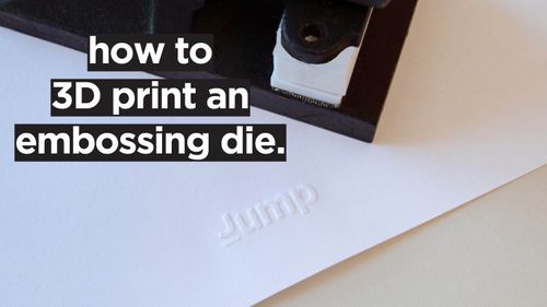 How to 3D Print a Custom Embossing Die (Step-by-Step Tutorial)