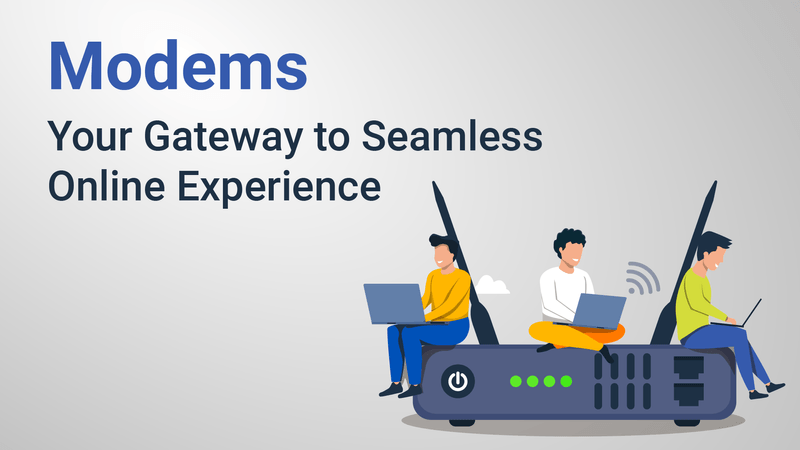 What is Modem and How Does It Work? | IO by HFCL Blog