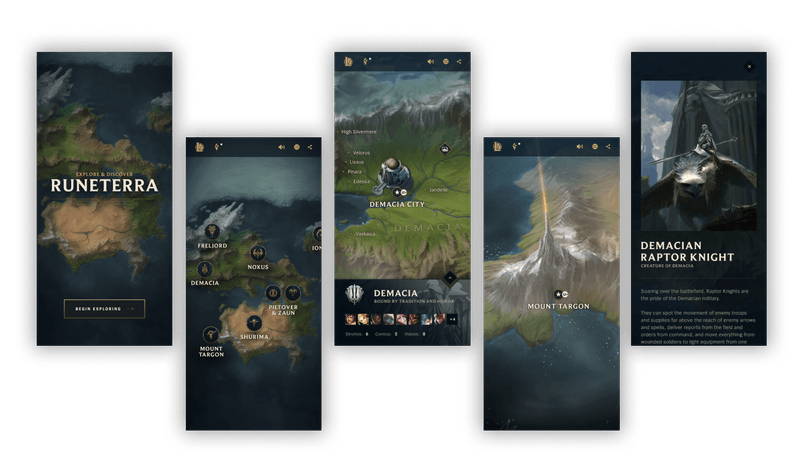 Riot Interactive Map of Runeterra