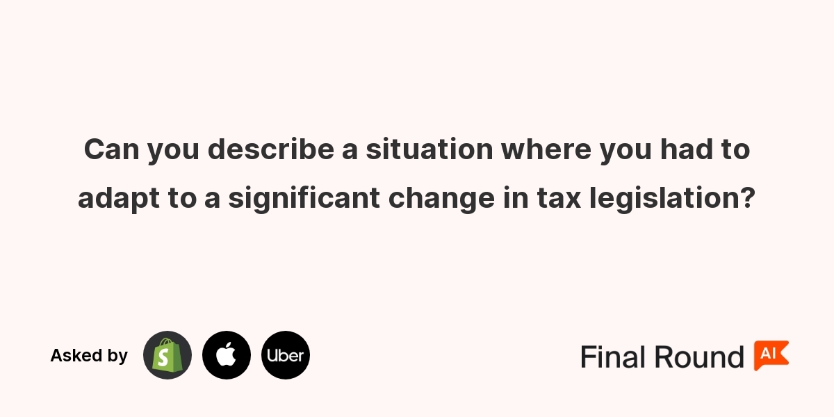 The 25 Most Common Tax Associates Interview Questions