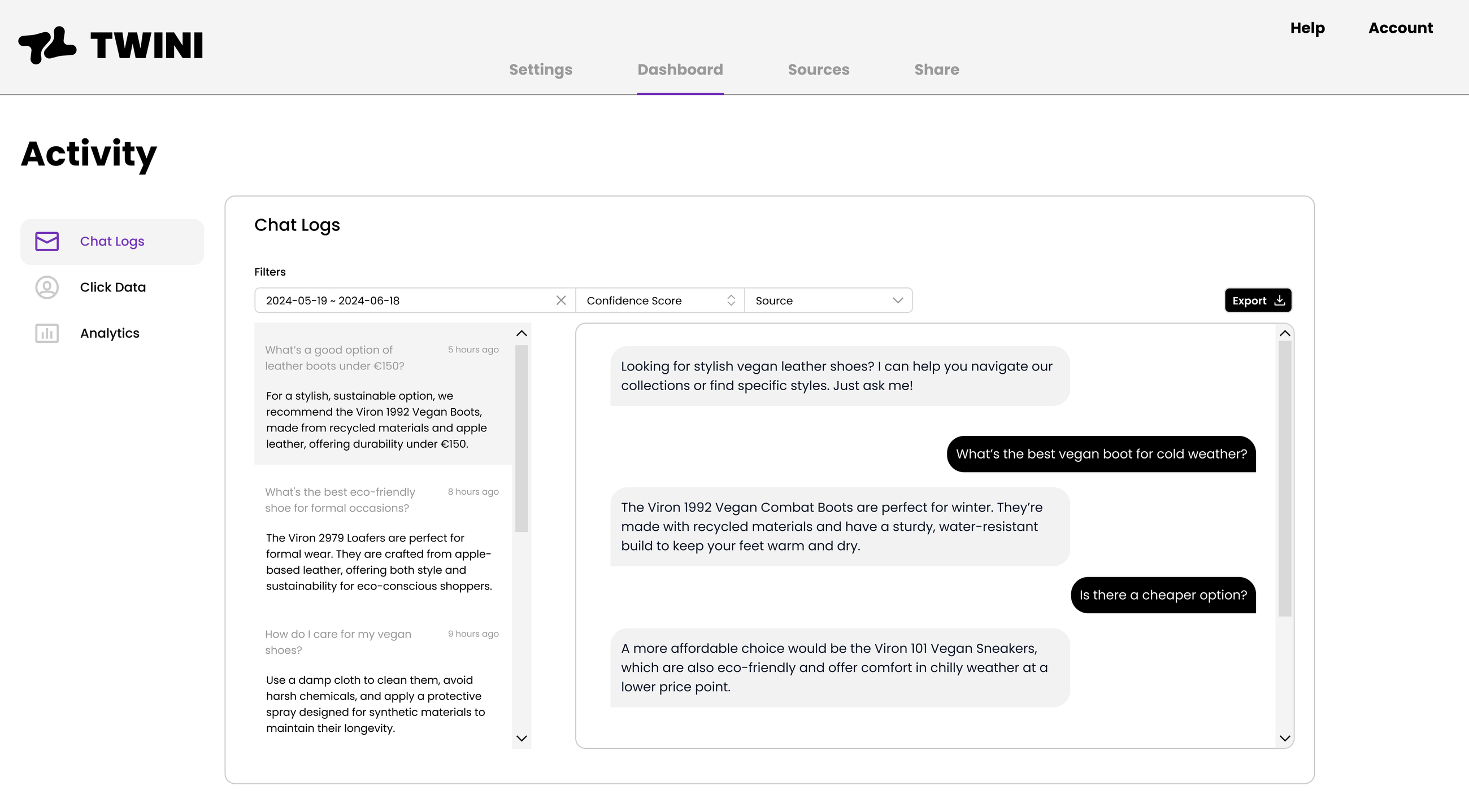 Twini | Agentic Product Pages For E-commerce