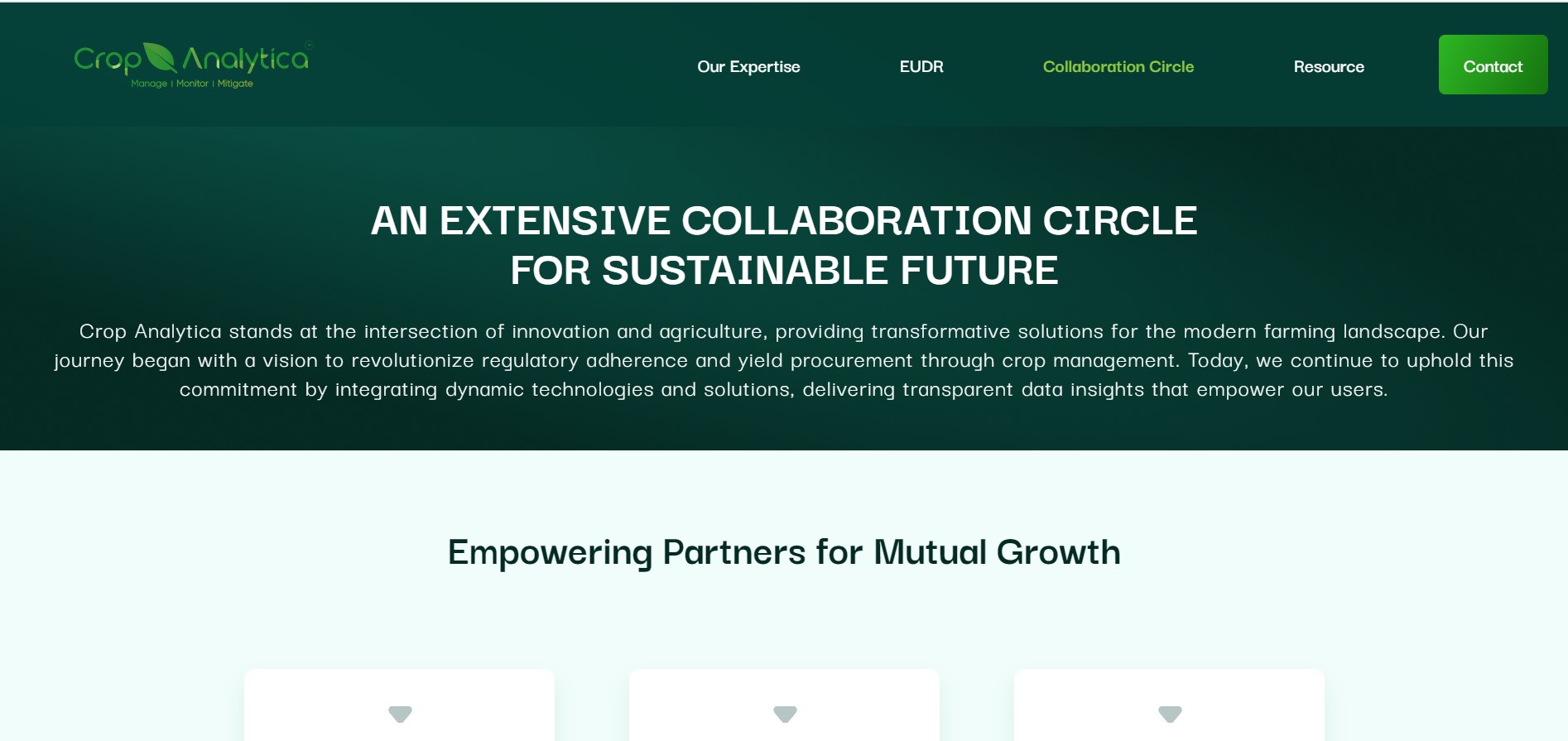 Partner with Crop Analytica for Sustainable Agriculture