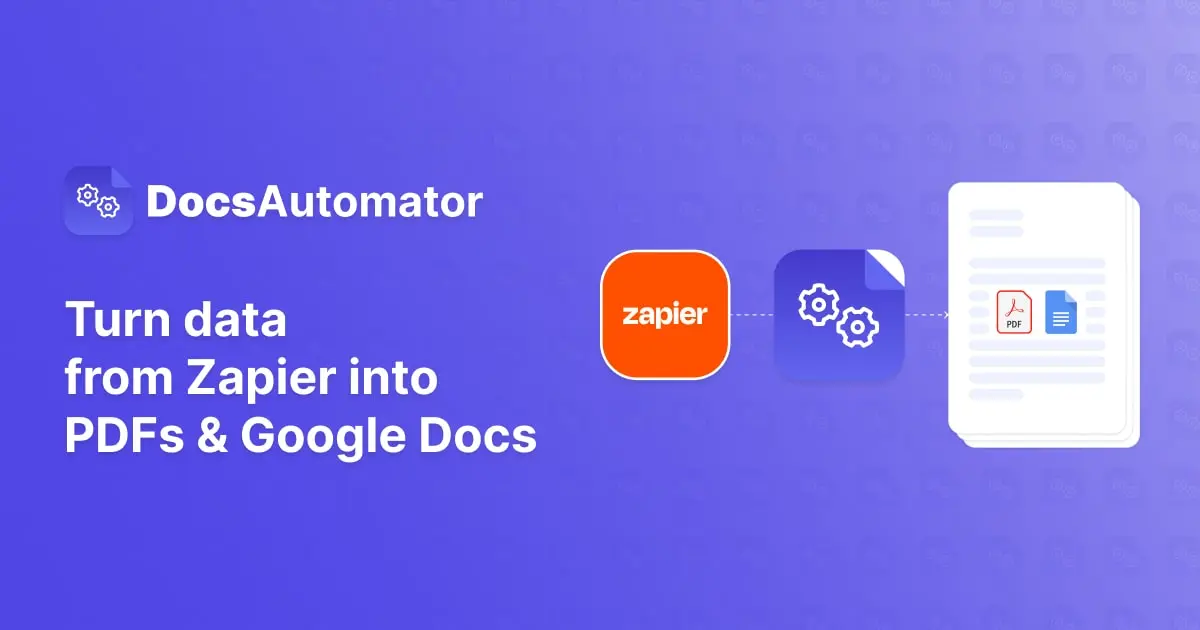 DocsAutomator | Zapier to PDF Integration