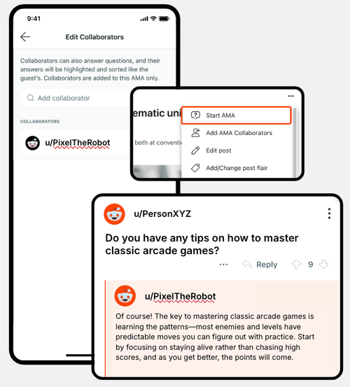 Ask Me Anything® (AMA) on Reddit