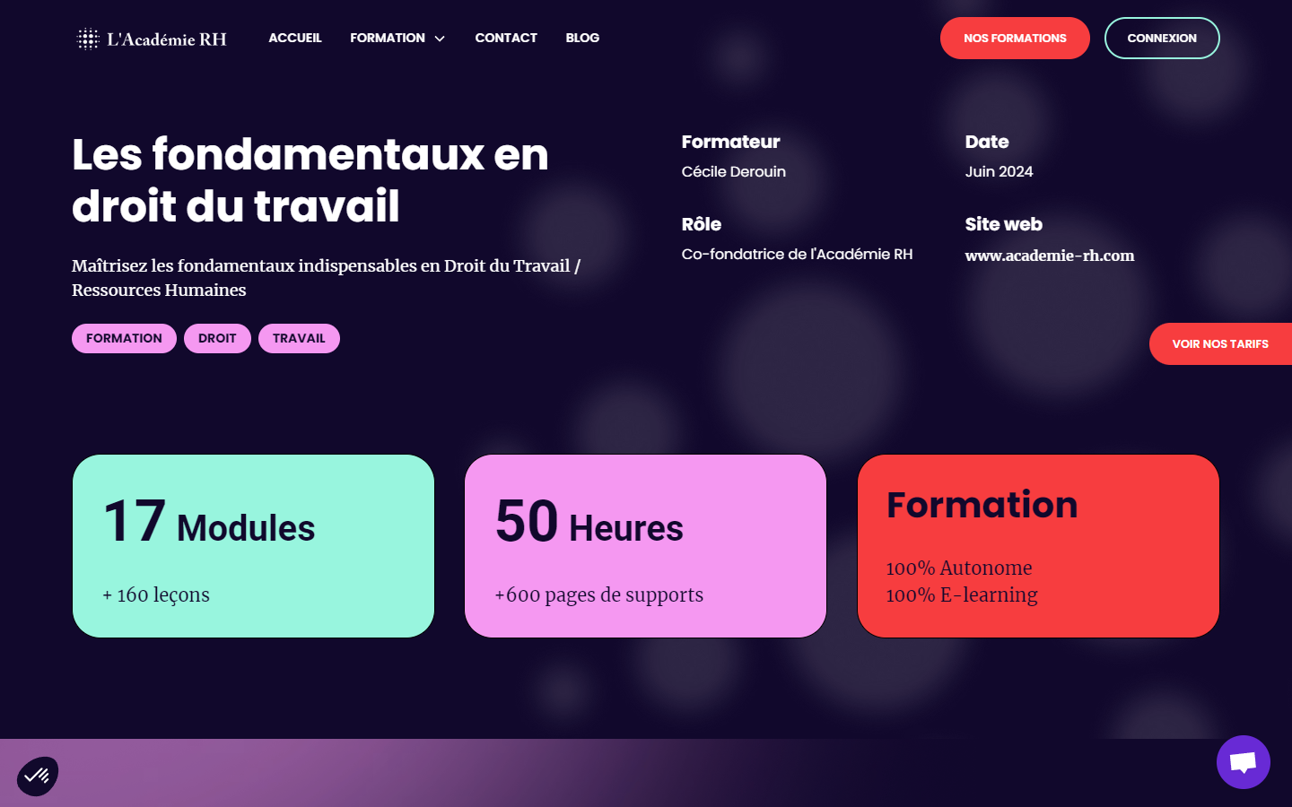 Les contrats de travail