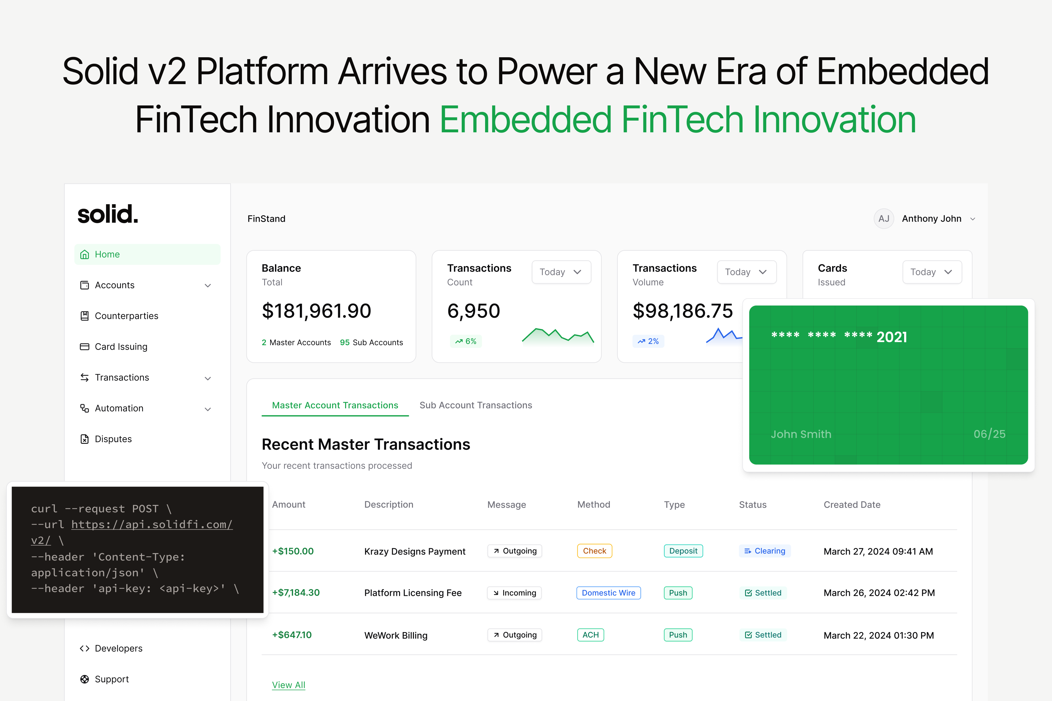 Solid – FinTech Platform