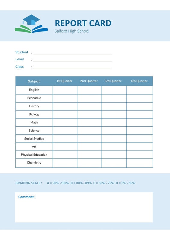 17 Amazing Report Card Examples & Ideas to Copy