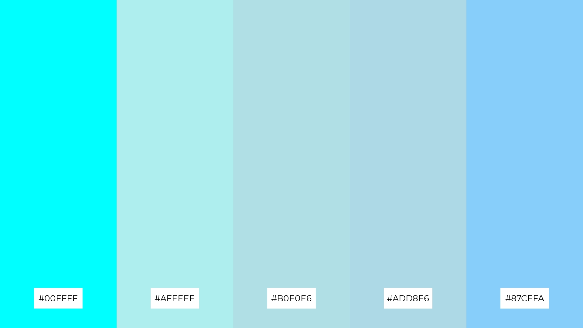 The Best 15 Cyan Color Palette Combinations