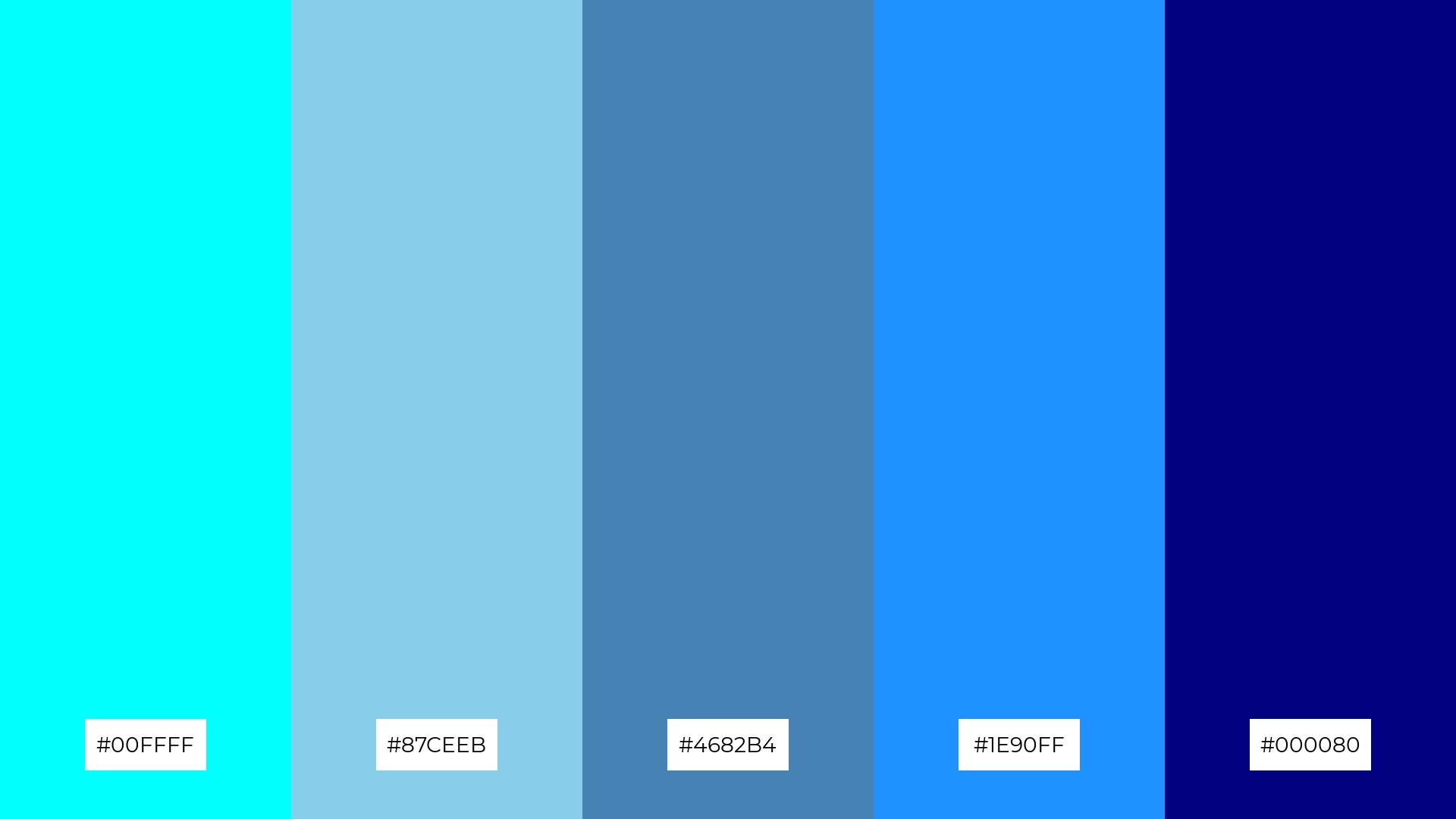 The Best 15 Cyan Color Palette Combinations