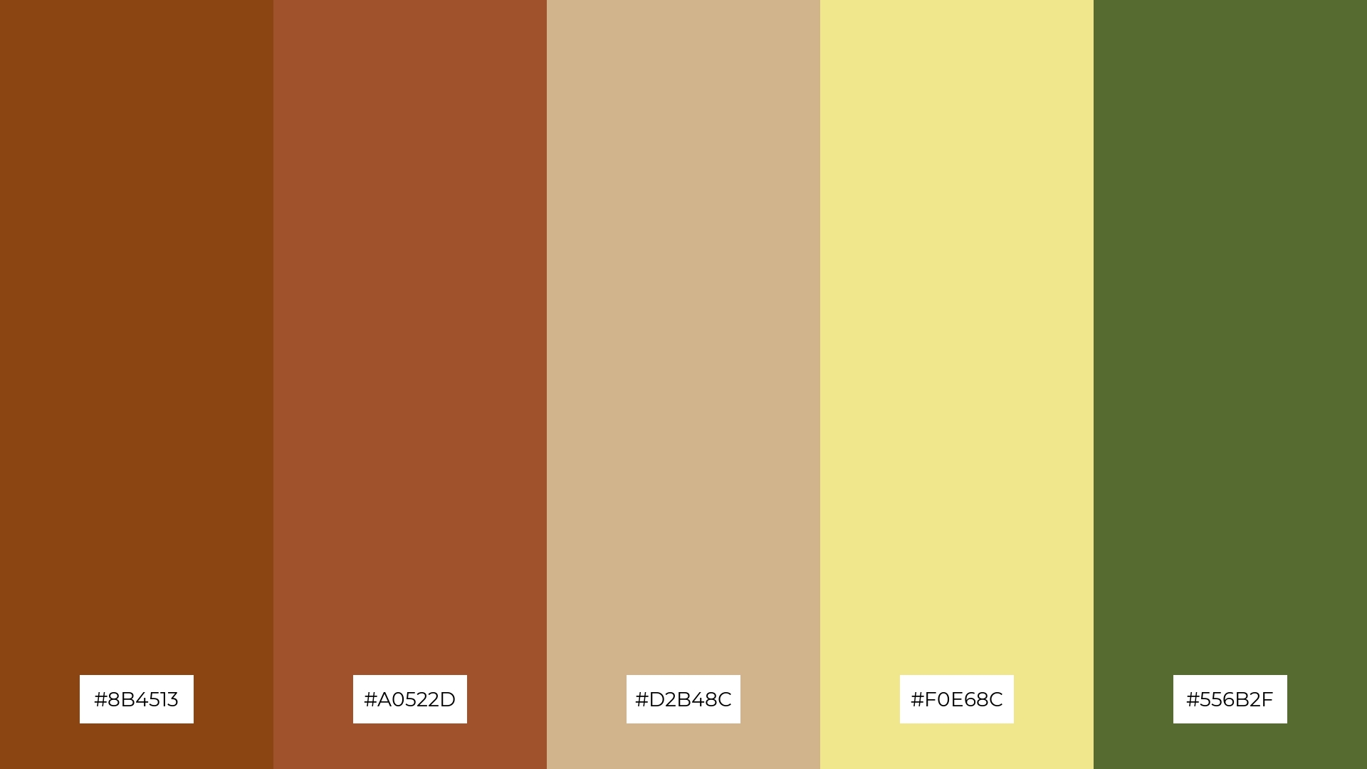 The Best 15 Khaki Color Palette Combinations