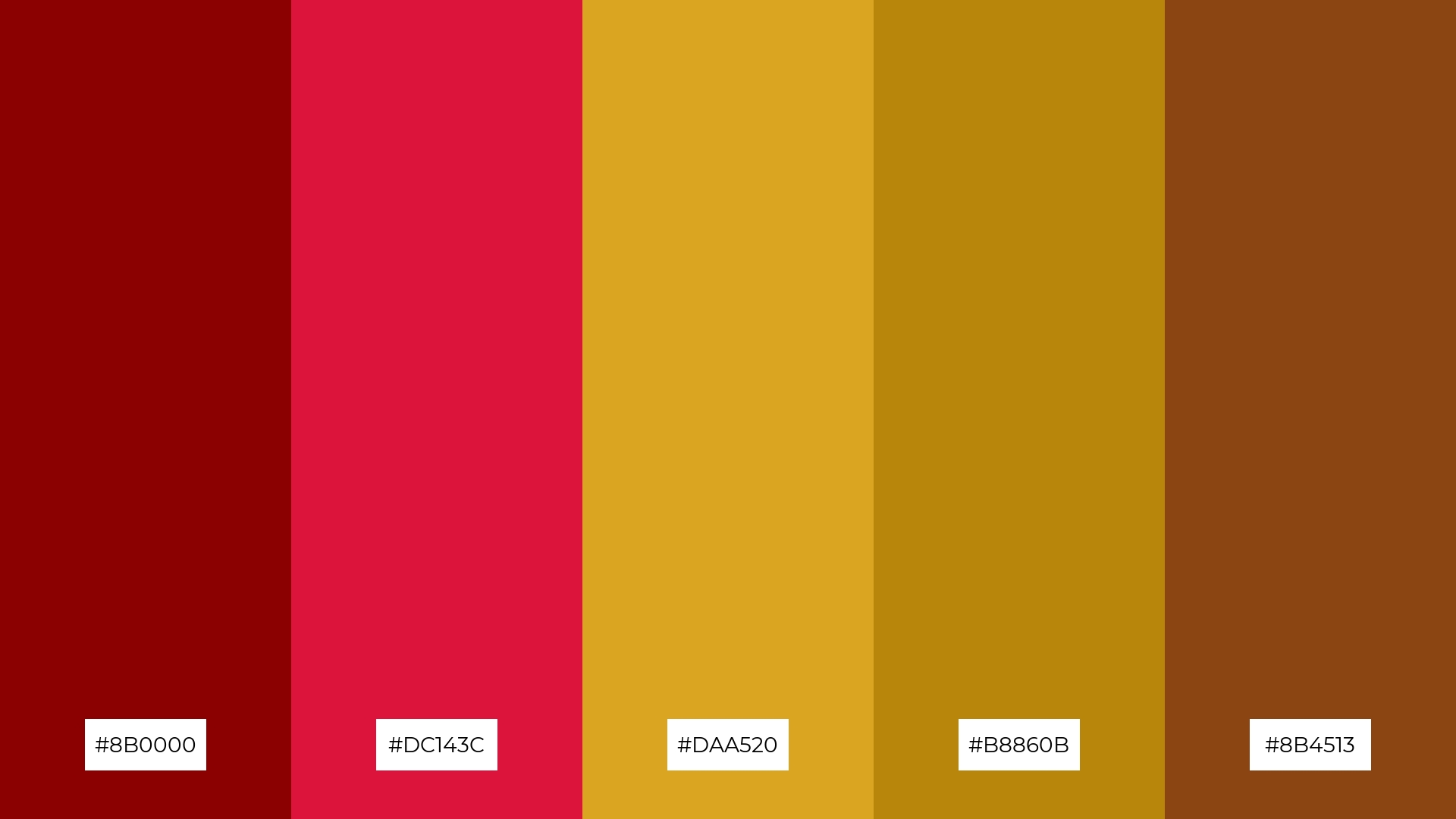 The Best 15 Crimson Red Color Palette Combinations