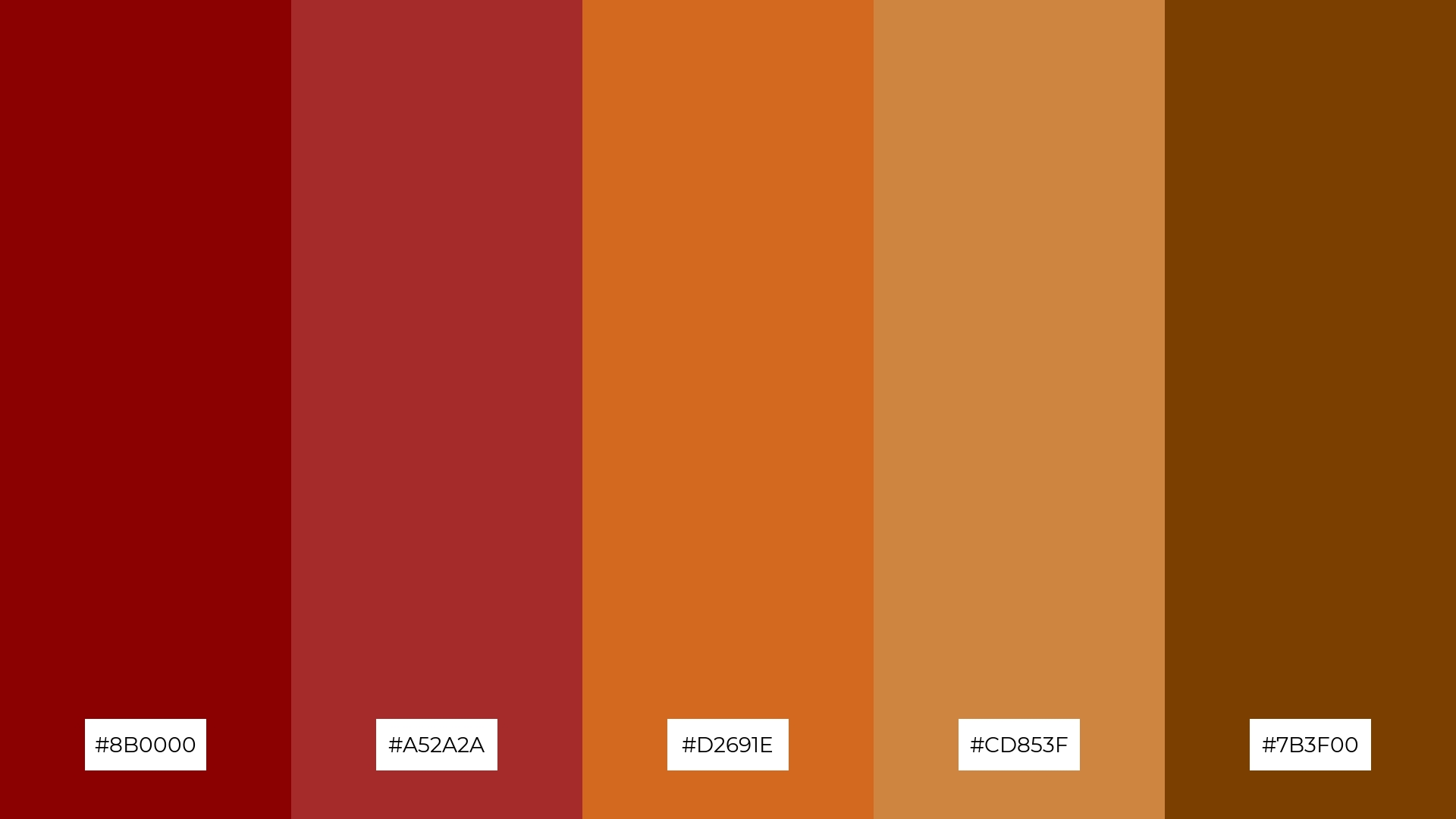 The Best 15 Chestnut Color Palette Combinations
