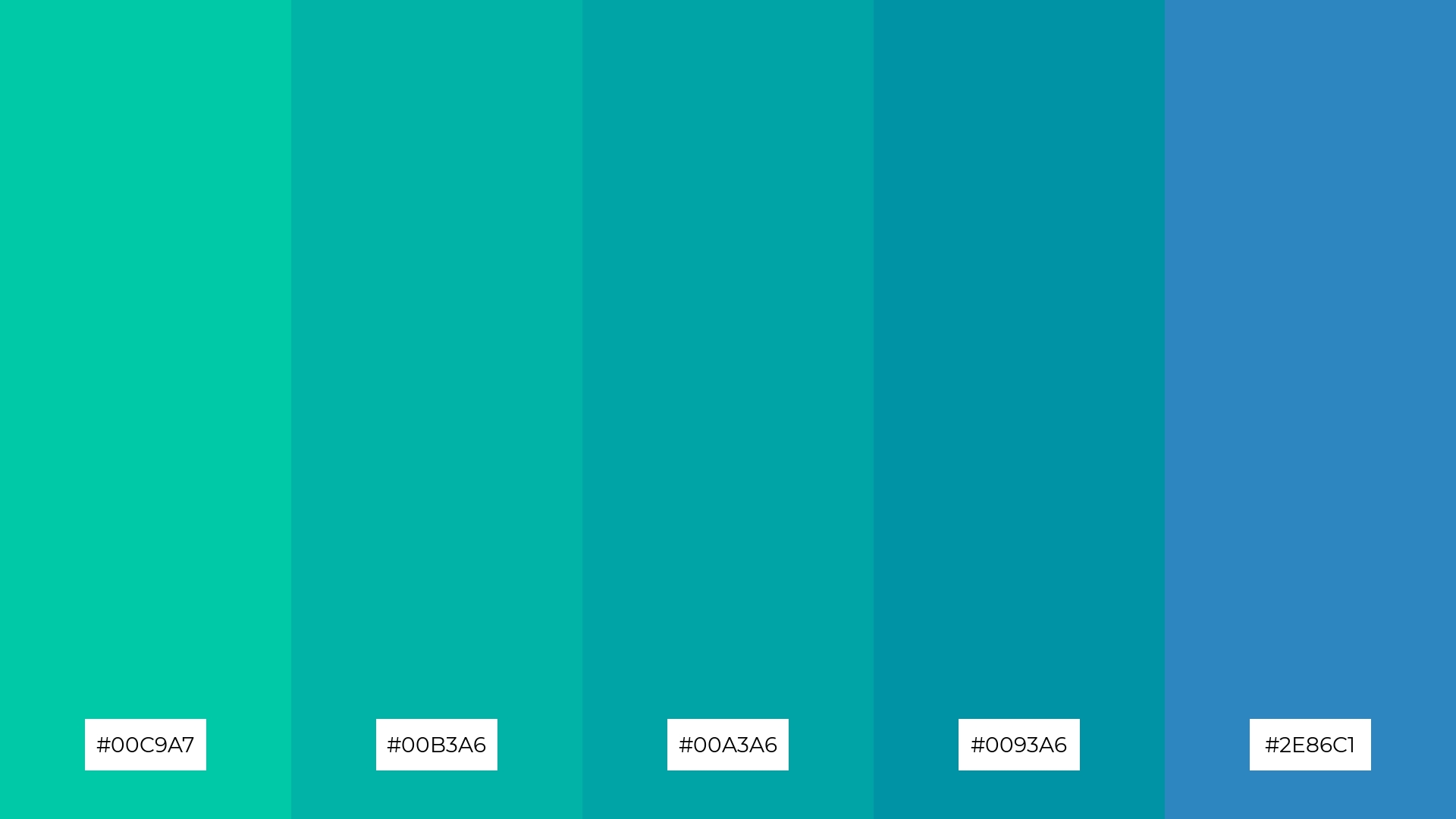 The Best 15 Sea Blue Color Palette Combinations