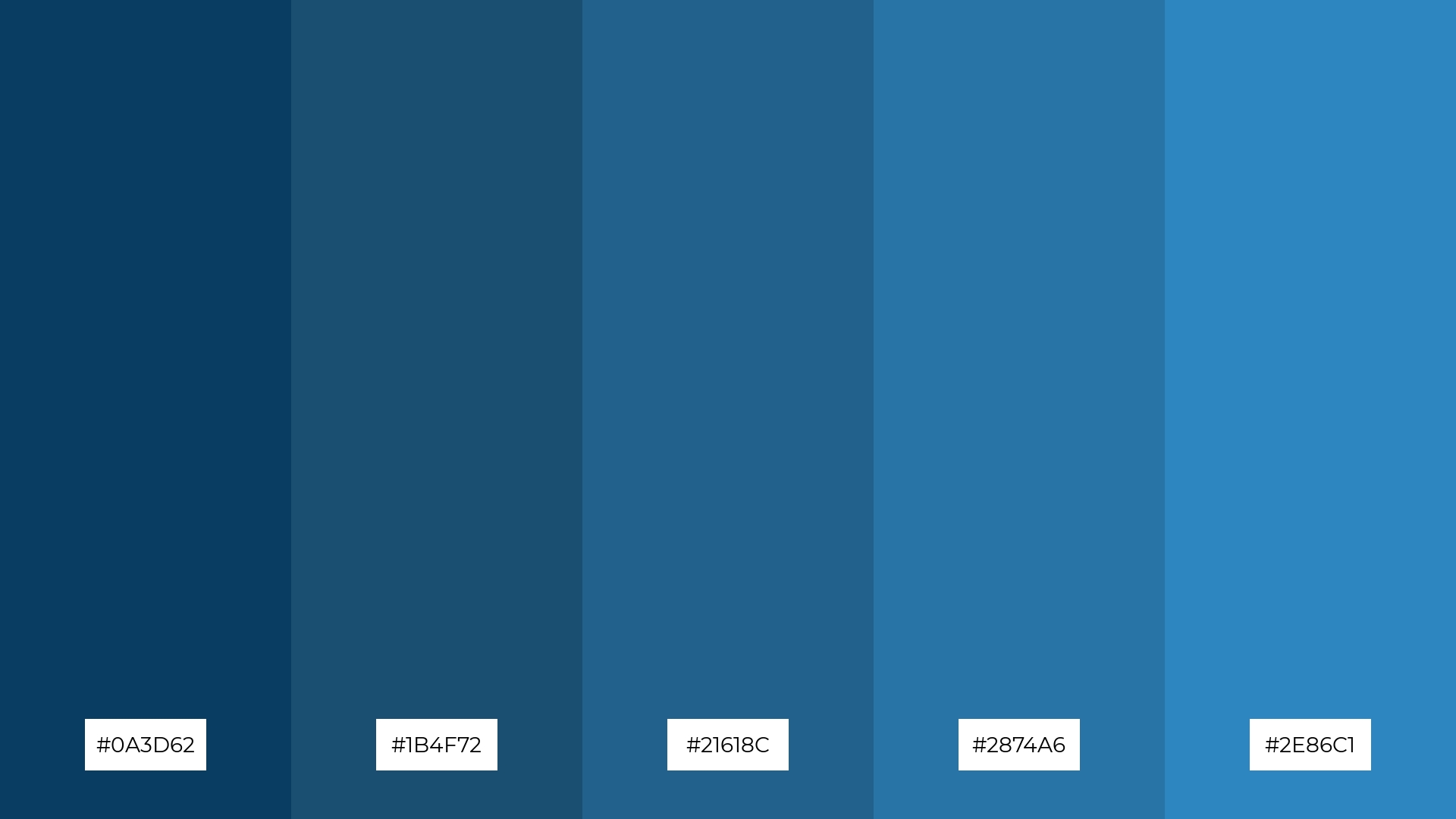 The Best 15 Sea Blue Color Palette Combinations