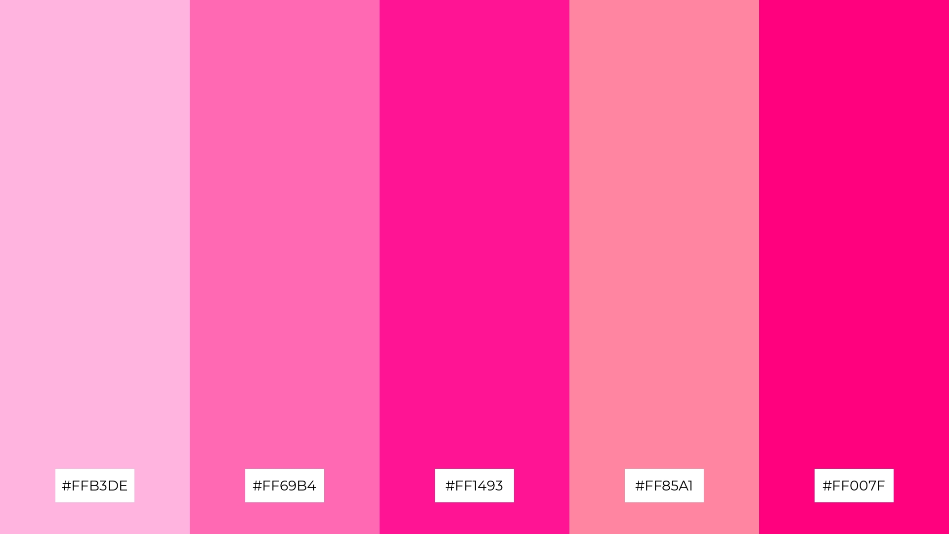 The Best 15 Bubble Gum Color Palette Combinations