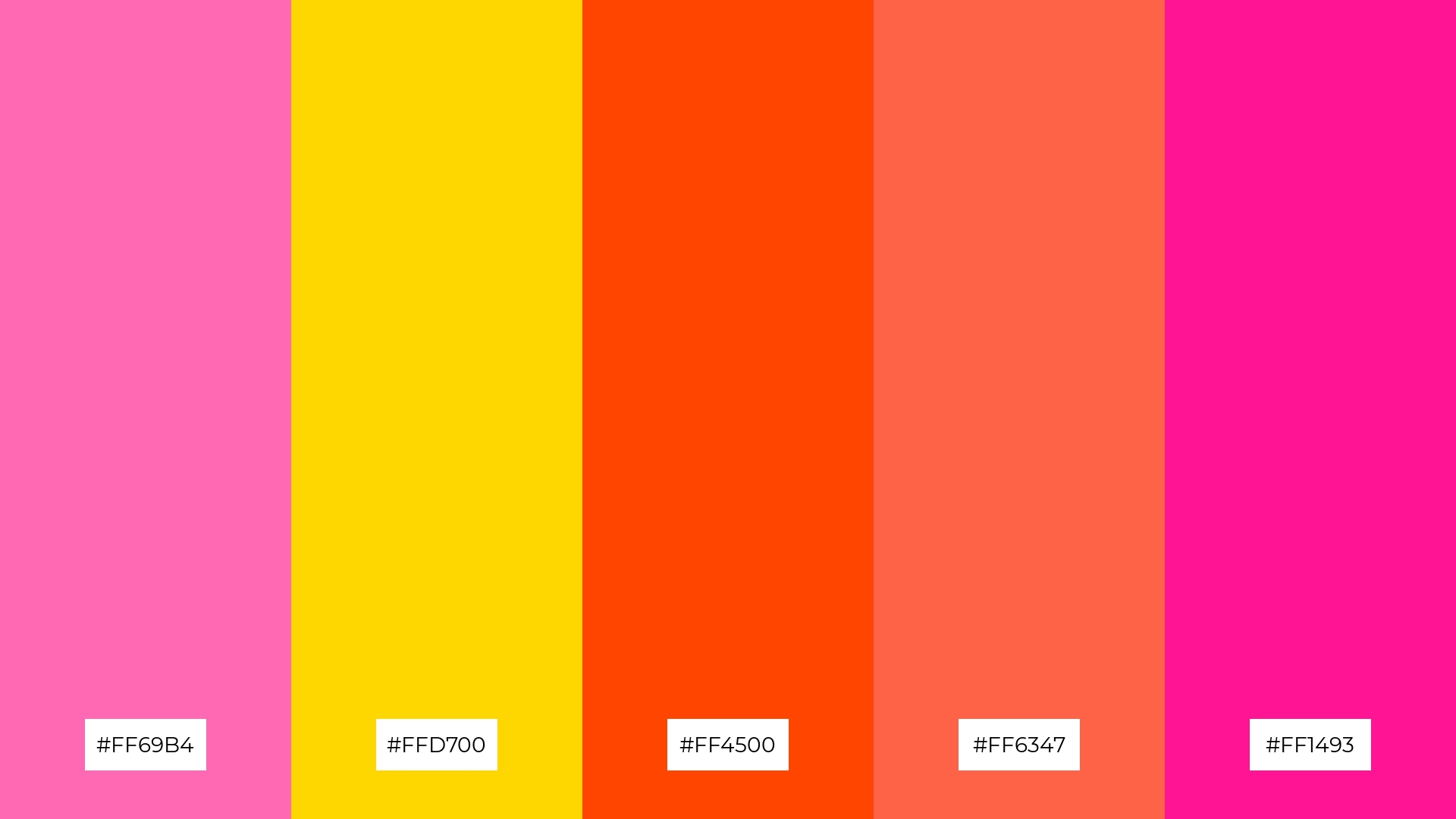The Best 15 Candy Pink Color Palette Combinations