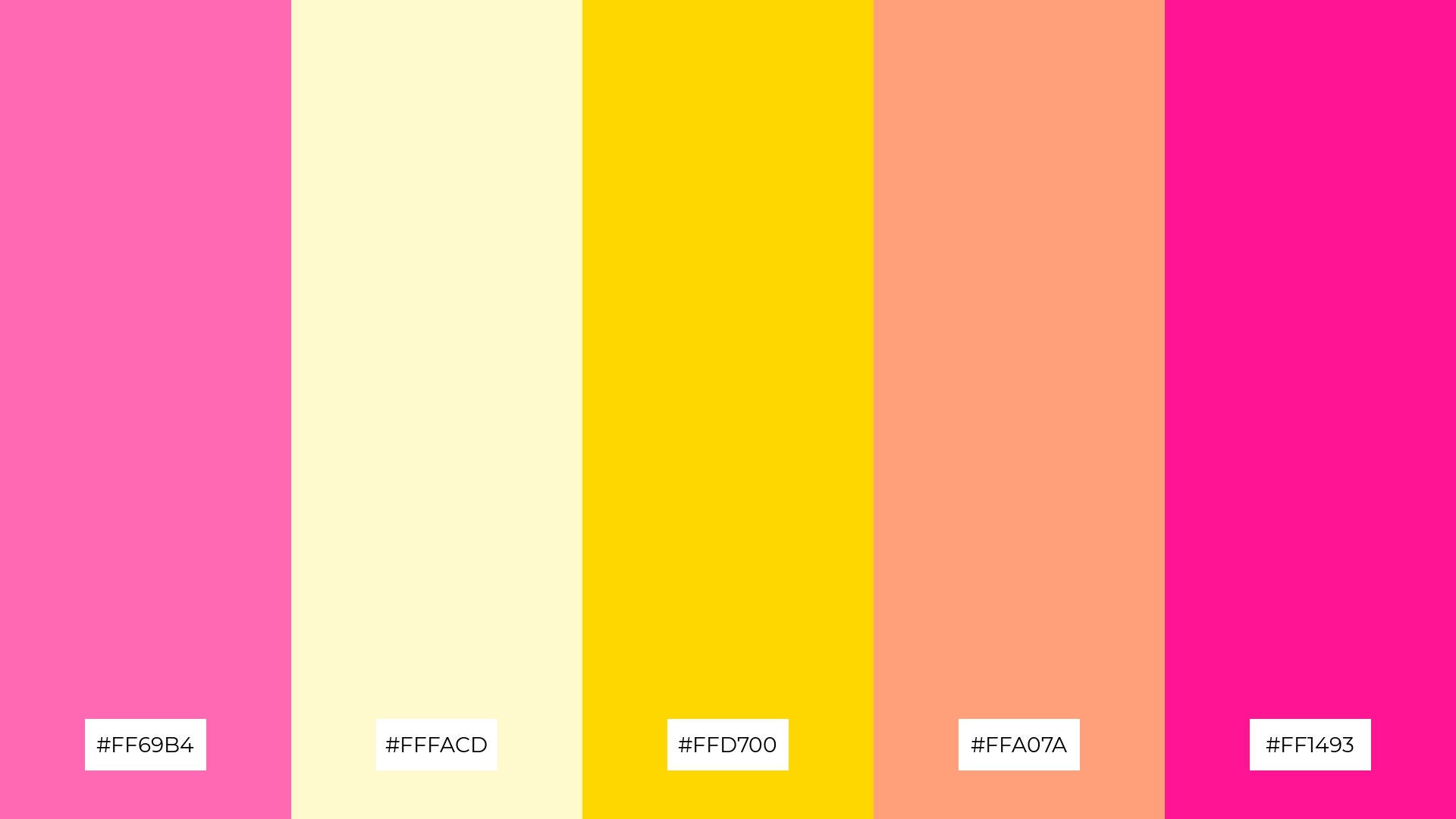 The Best 15 Candy Pink Color Palette Combinations