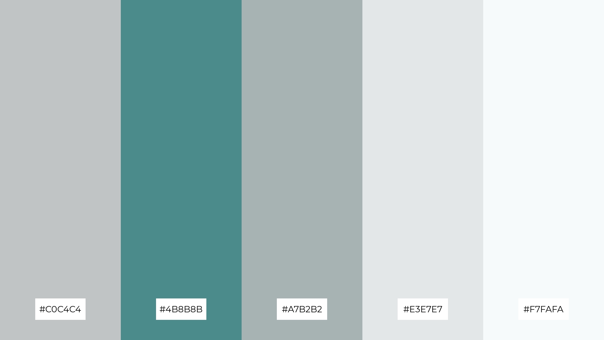 The Best 15 Blue Green Gray Color Palette Combinations