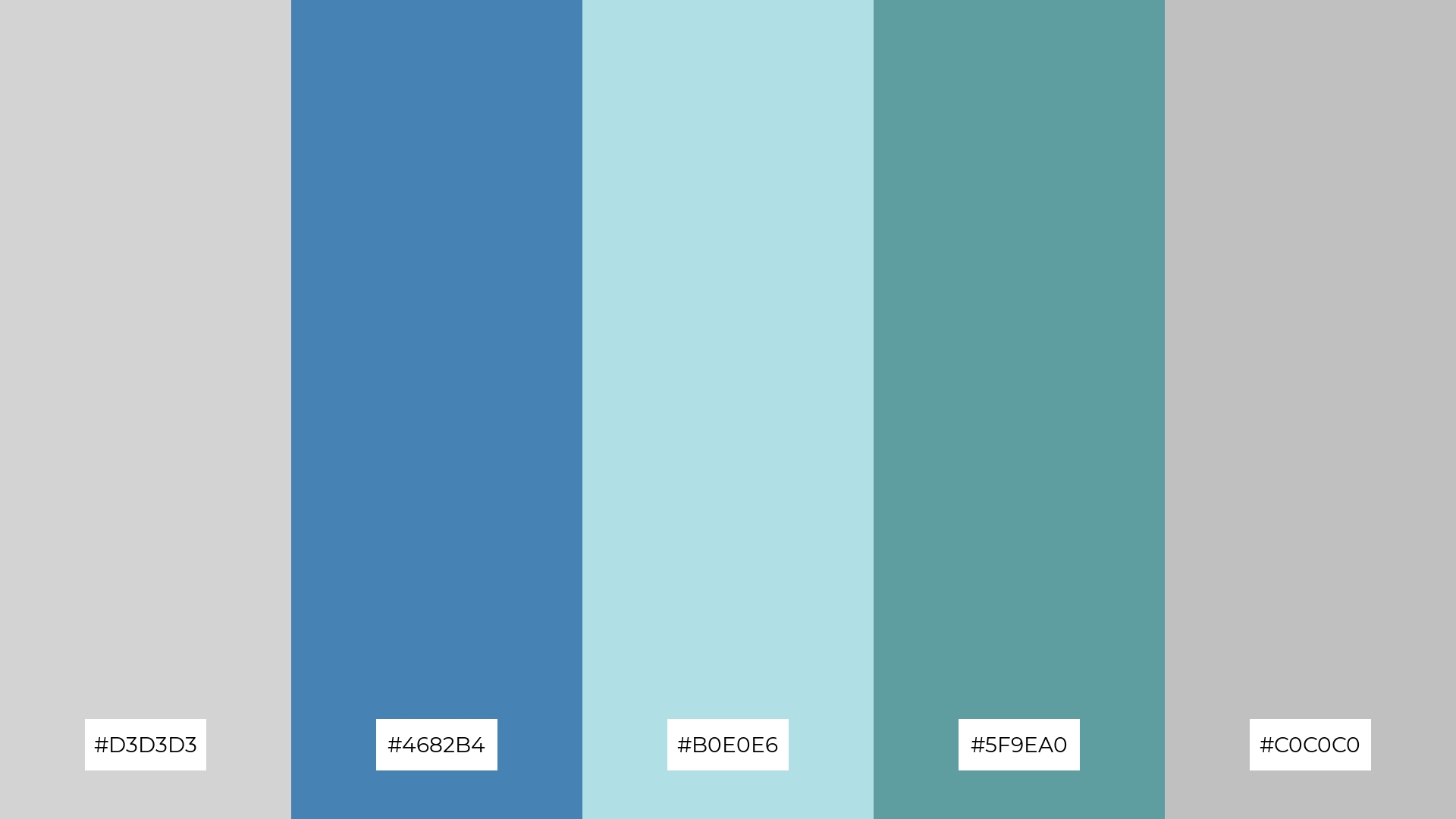 The Best 15 Silver Blue Color Palette Combinations