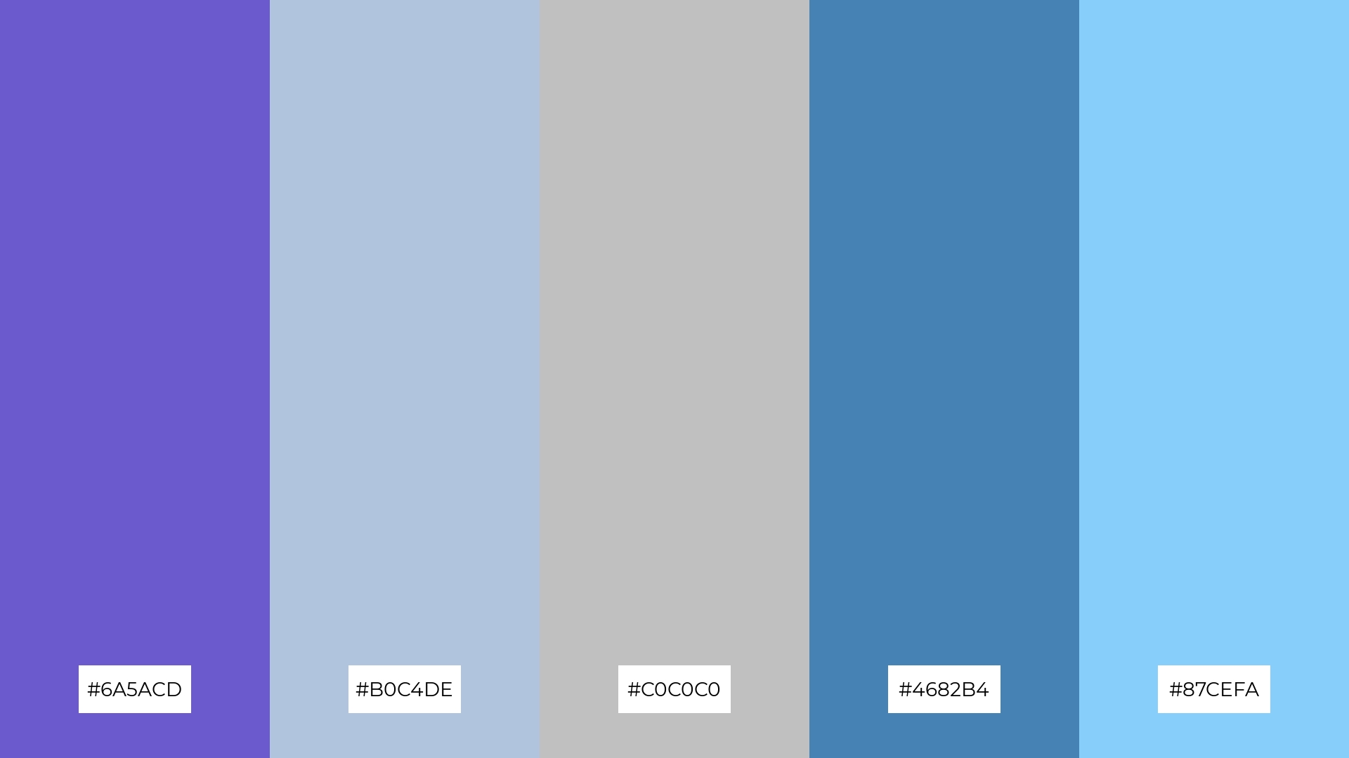 The Best 15 Silver Blue Color Palette Combinations