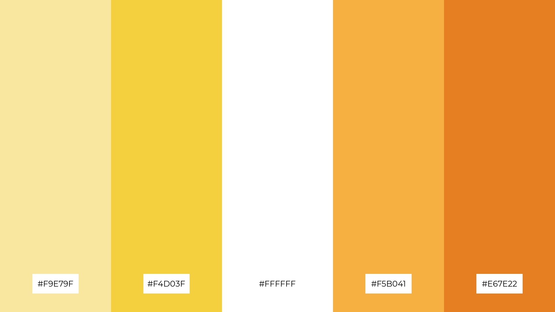The Best 15 White Yellow Color Palette Combinations