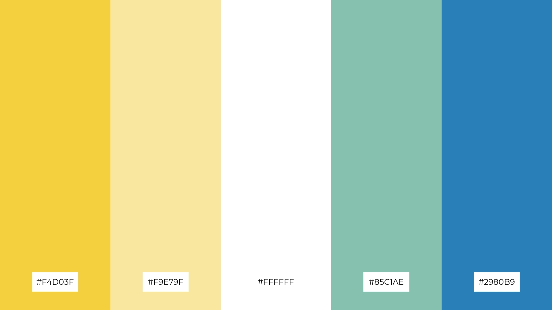 The Best 15 White Yellow Color Palette Combinations