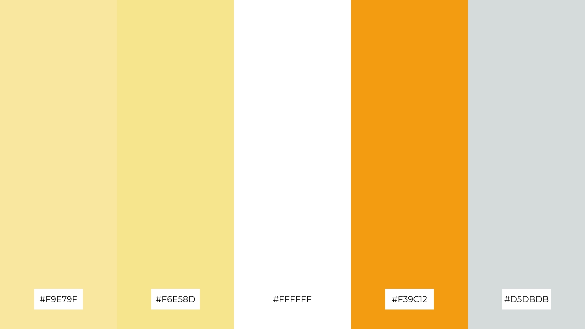 The Best 15 White Yellow Color Palette Combinations