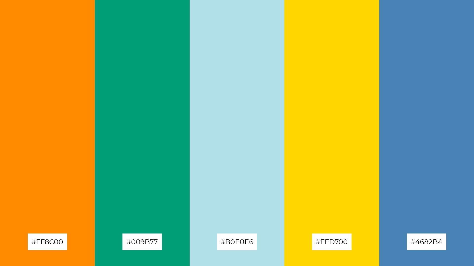 The Best 15 Green Blue Orange Color Palette Combinations