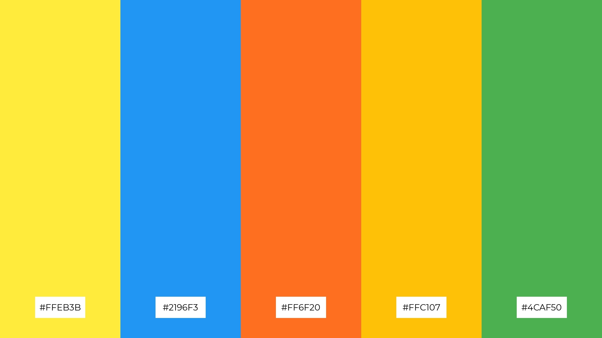 The Best 15 Yellow Orange Blue Color Palette Combinations