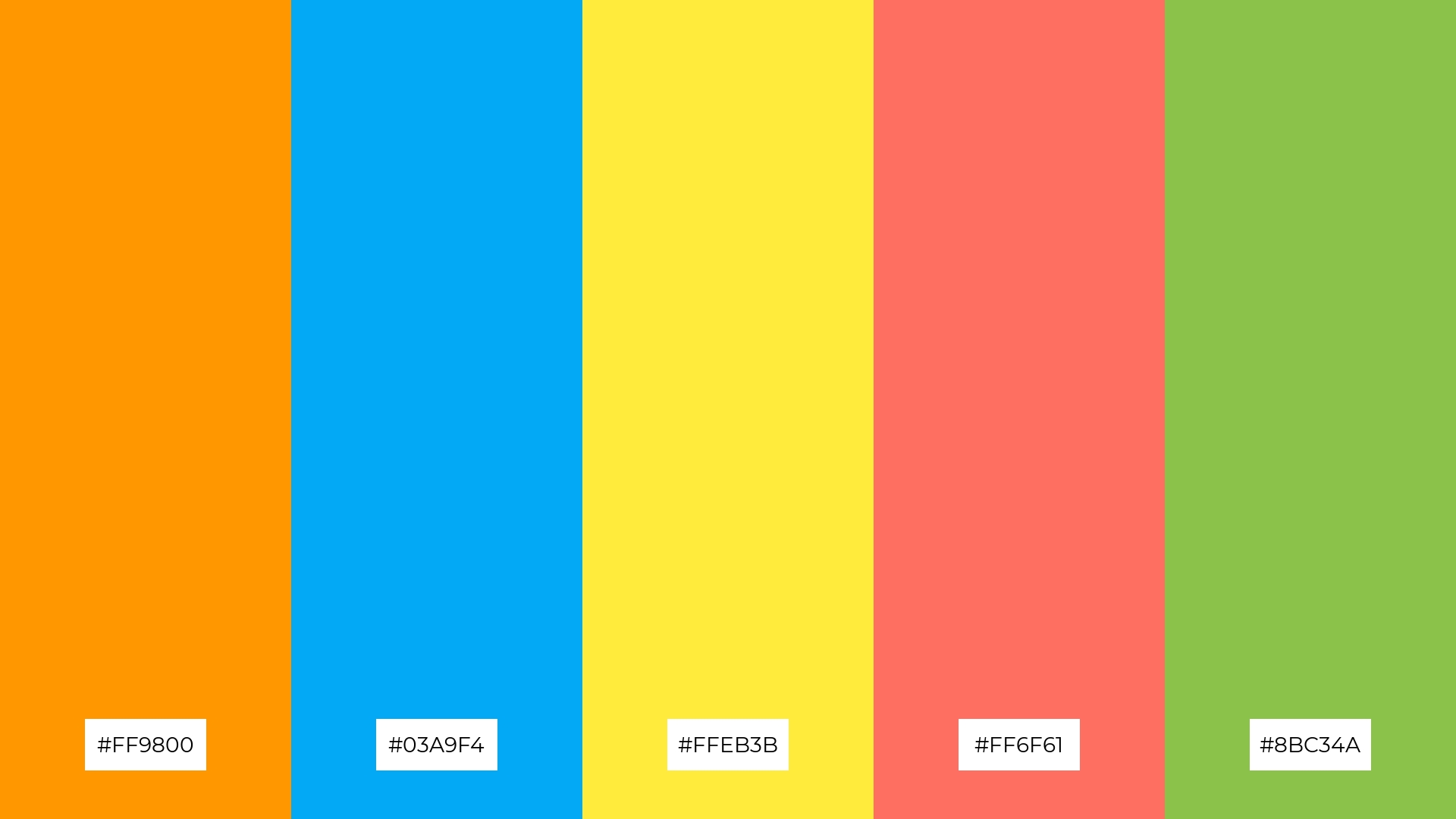 The Best 15 Yellow Orange Blue Color Palette Combinations