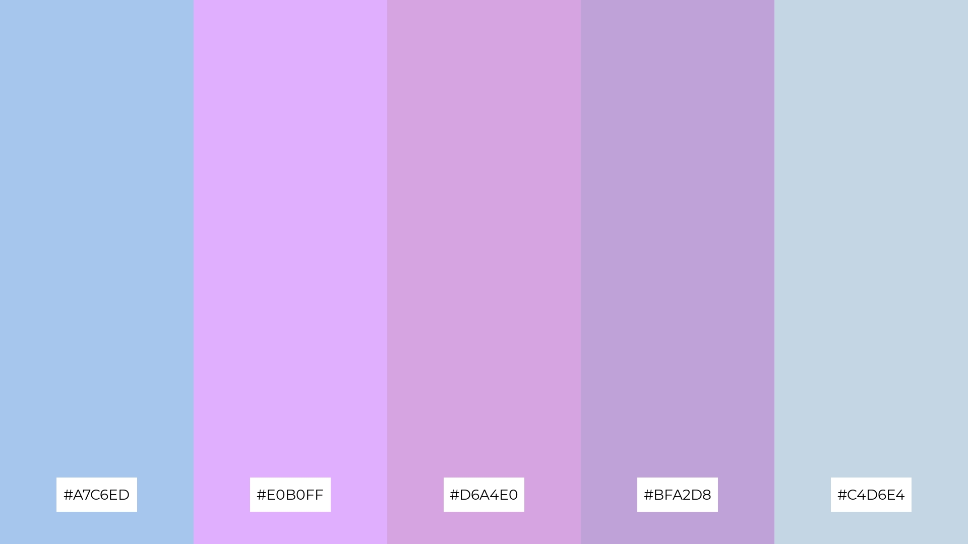 The Best 15 Pastel Blue Purple Color Palette Combinations