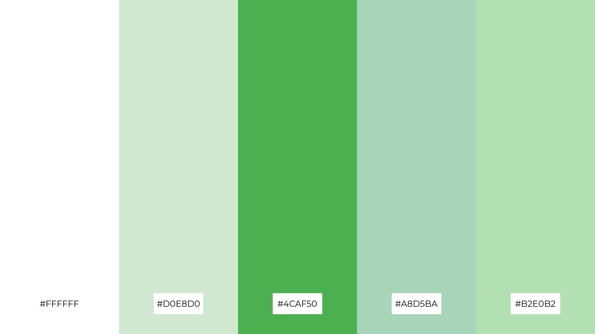 The Best 15 White Green Color Palette Combinations