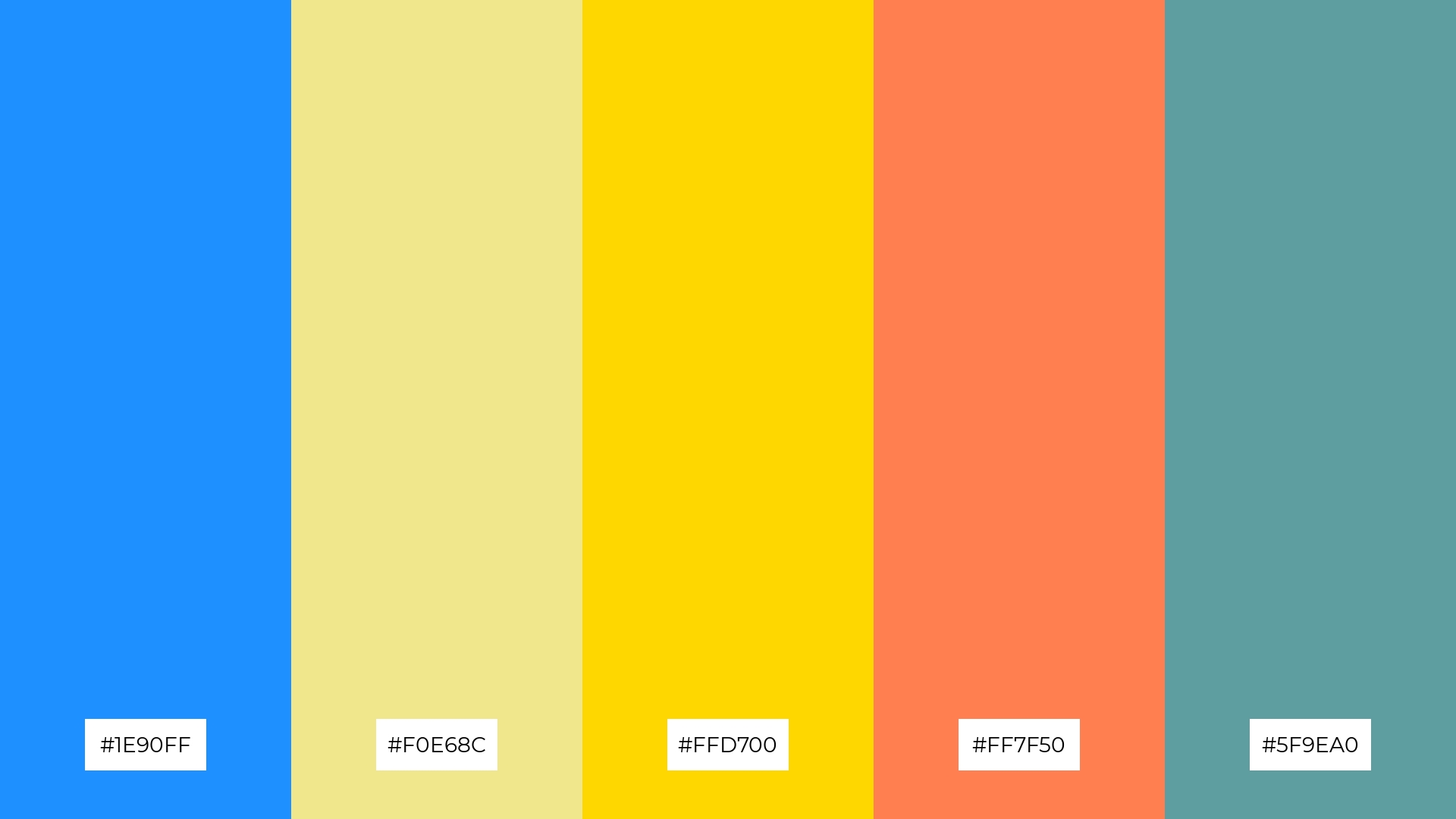The Best 15 Yellow Blue Color Palette Combinations