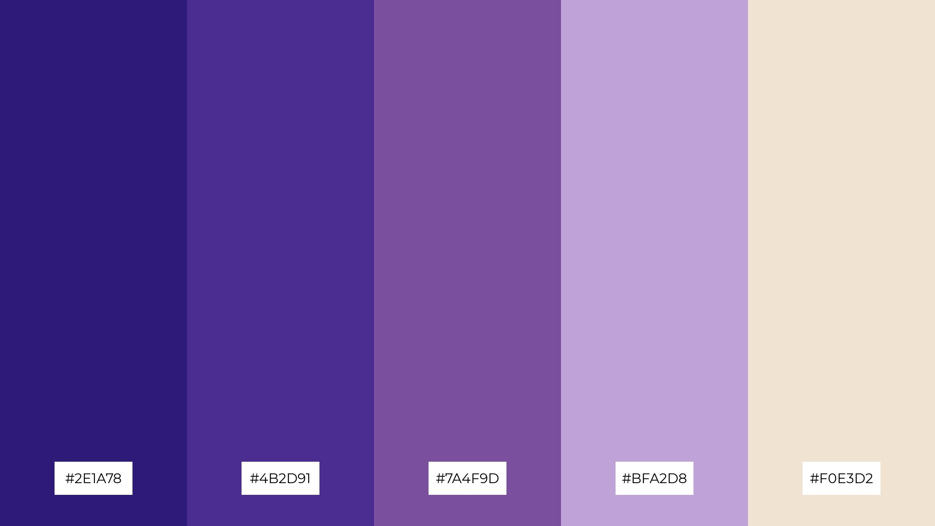 The Best 15 Purple Dark Blue Color Palette Combinations