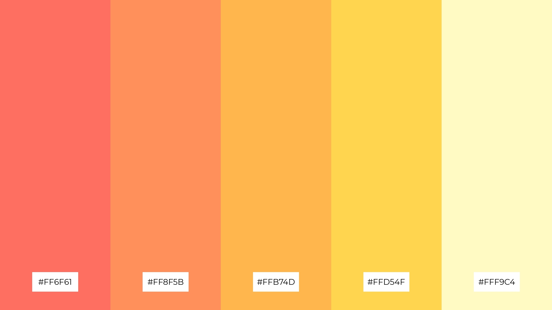 The Best 15 Warm Color Palette Combinations