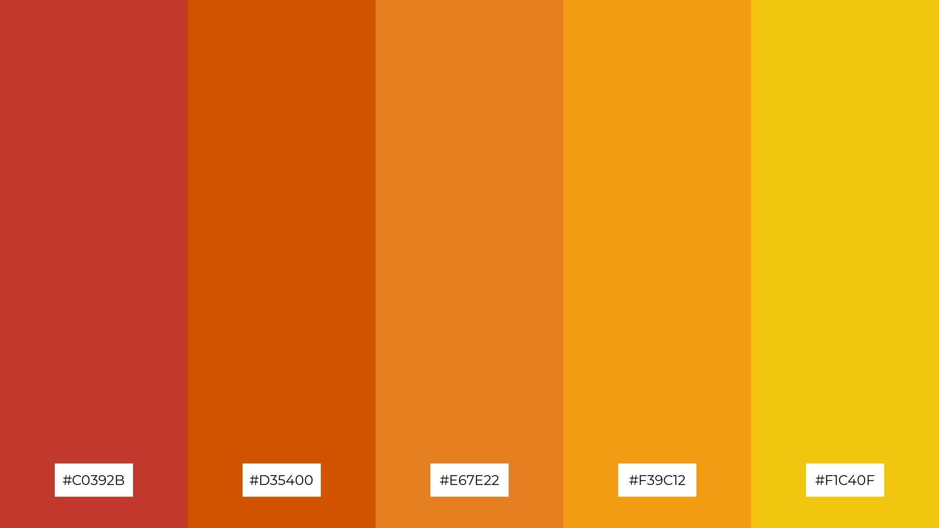 The Best 15 Warm Color Palette Combinations