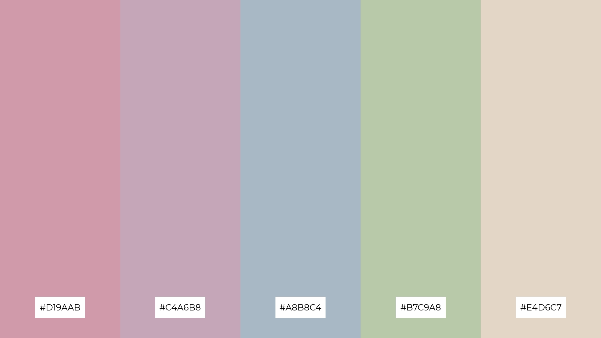 The Best 15 Vintage Color Palette Combinations