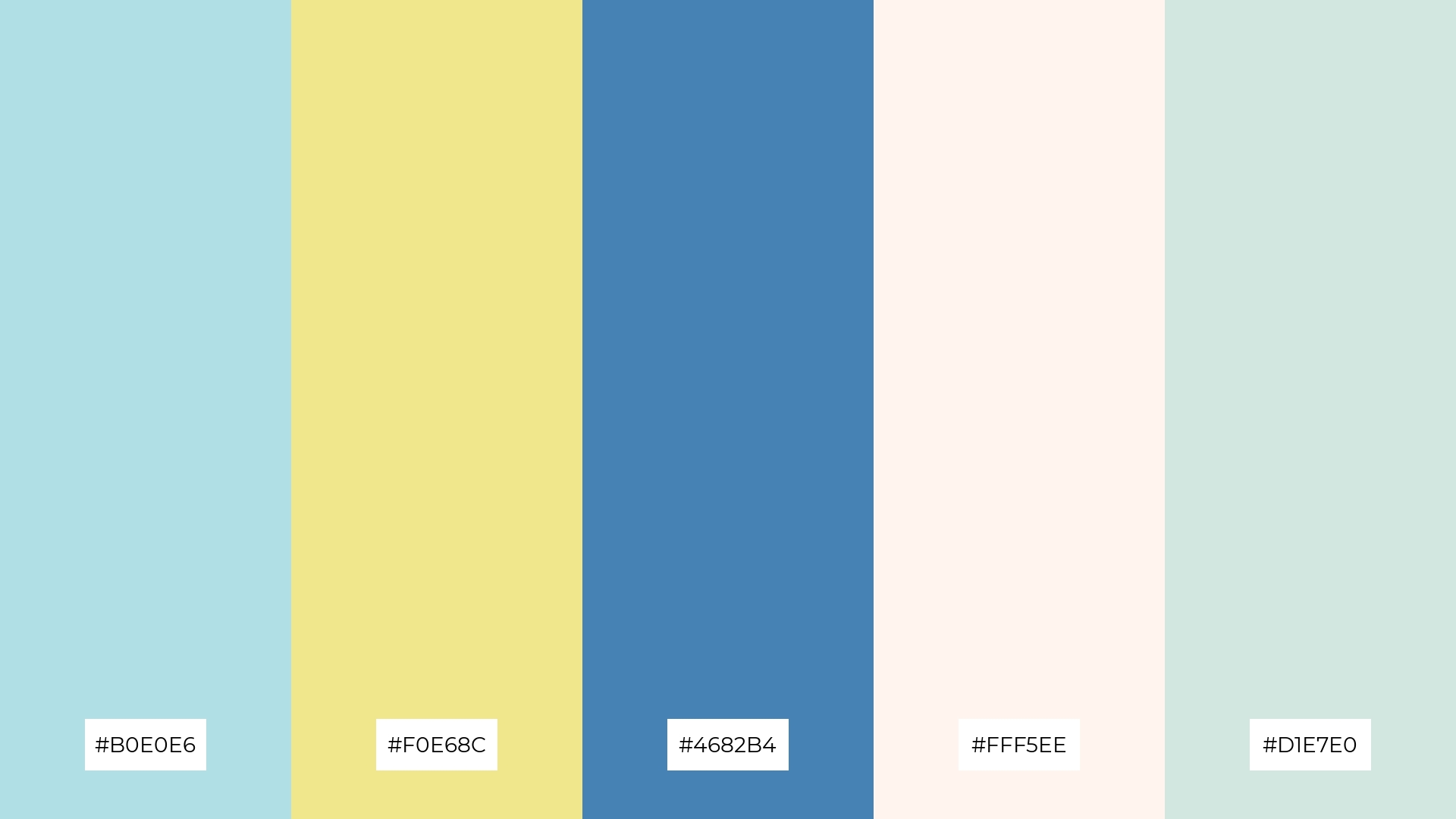 The Best 15 Blue Cream Color Palette Combinations