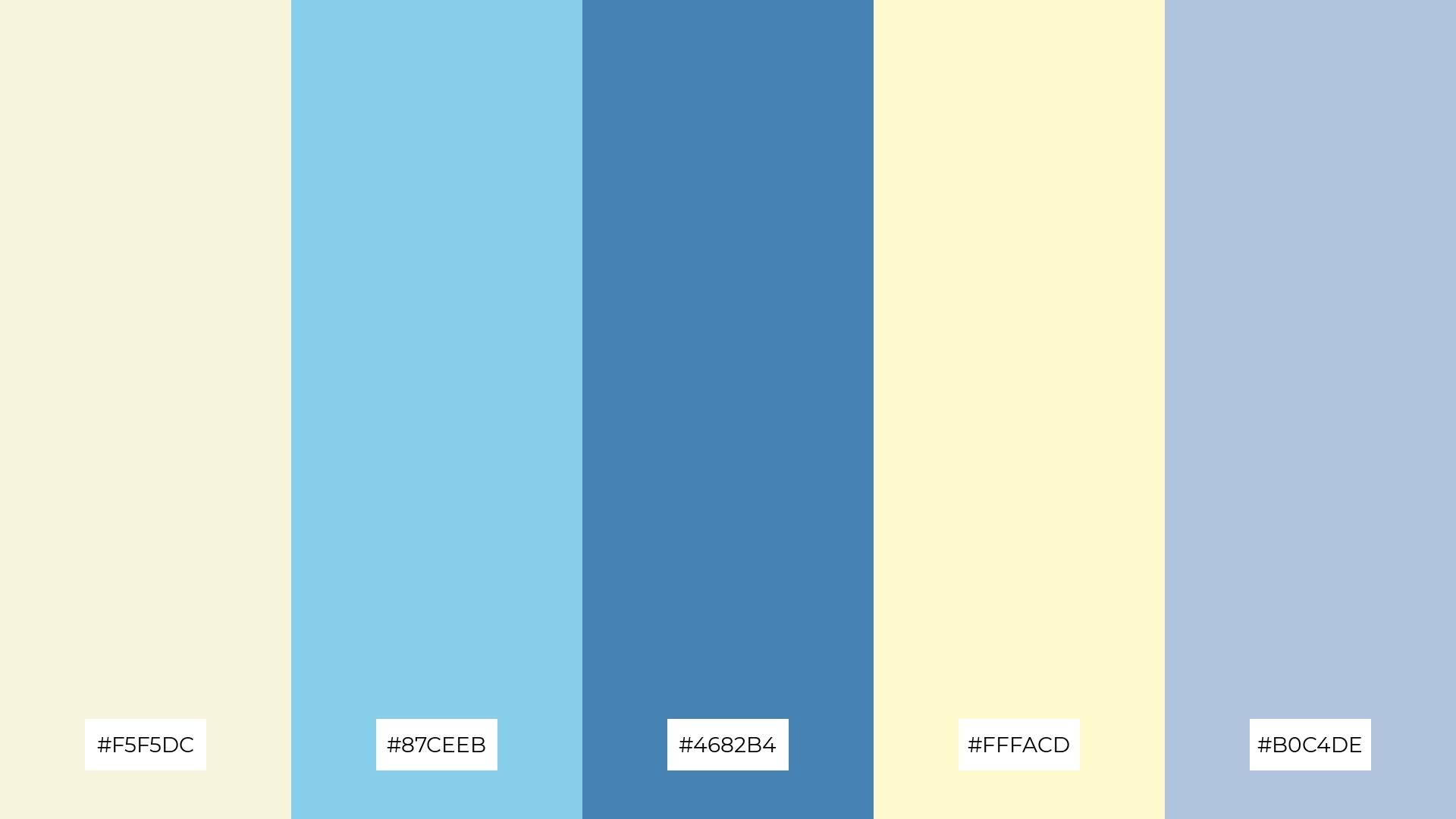 The Best 15 Blue Cream Color Palette Combinations