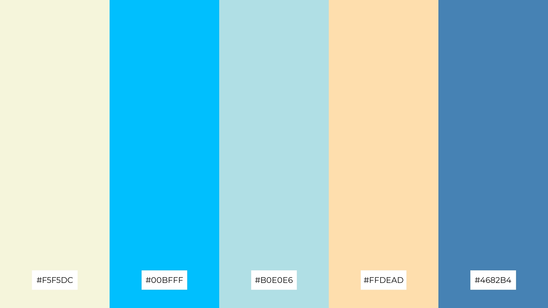 The Best 15 Blue Cream Color Palette Combinations