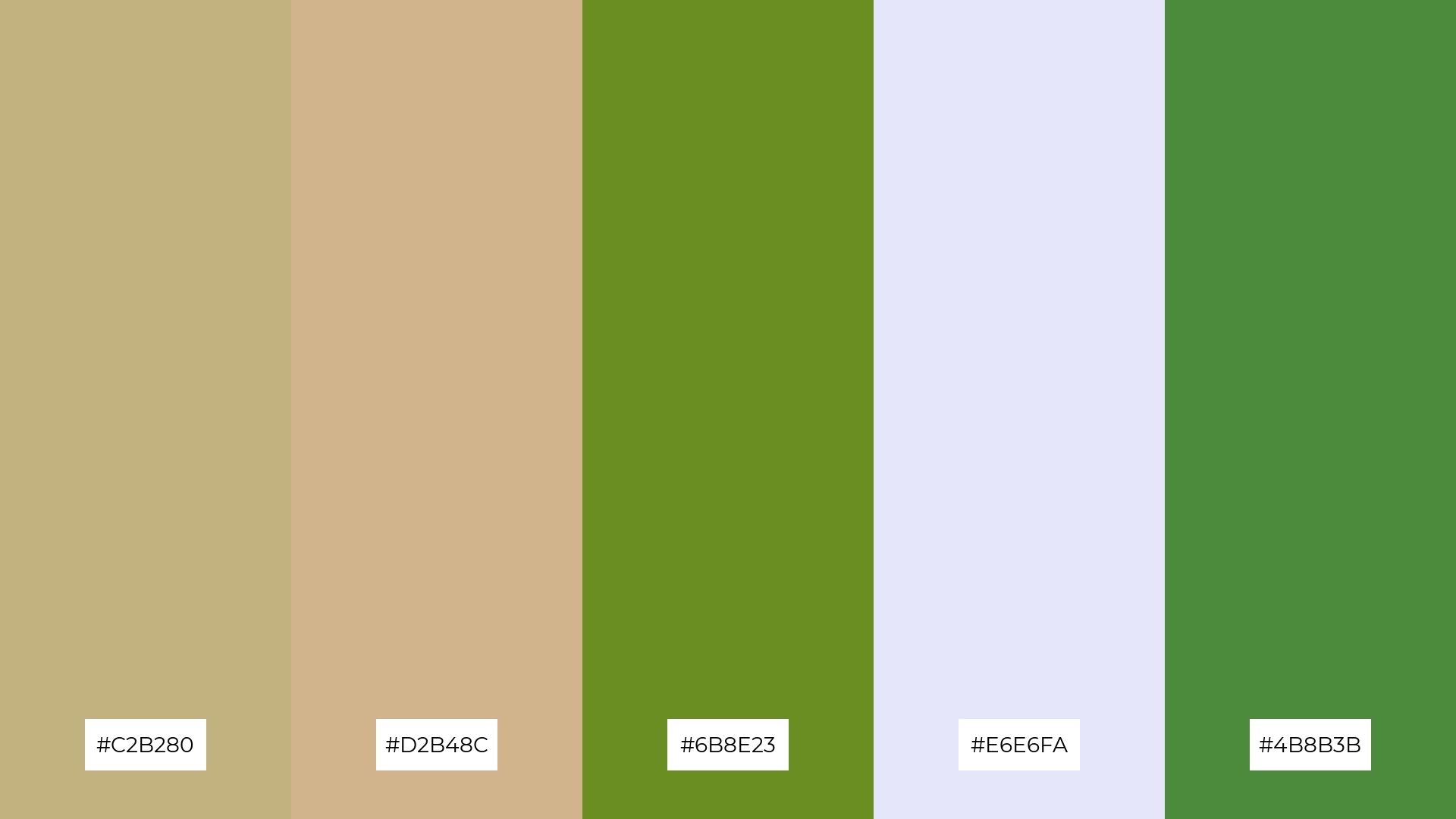The Best 15 Green Tan Color Palette Combinations
