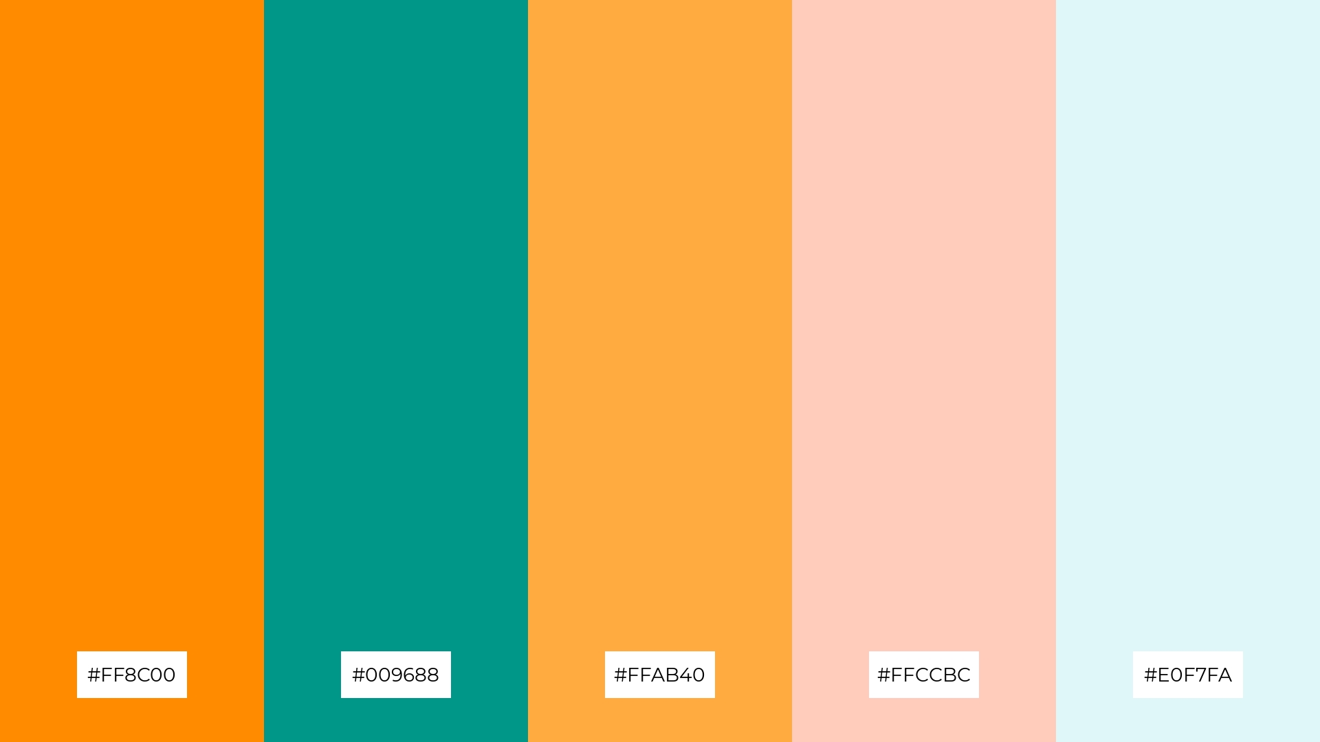 The Best 15 Orange Turquoise Color Palette Combinations