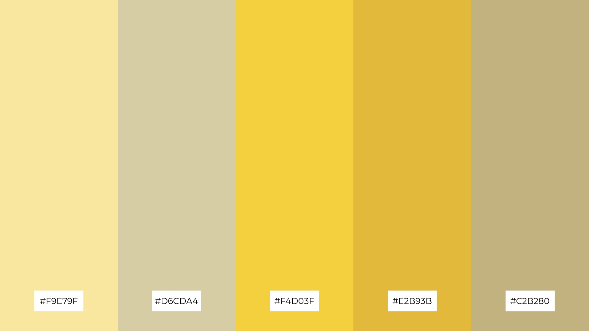 The Best 15 Yellow Beige Color Palette Combinations