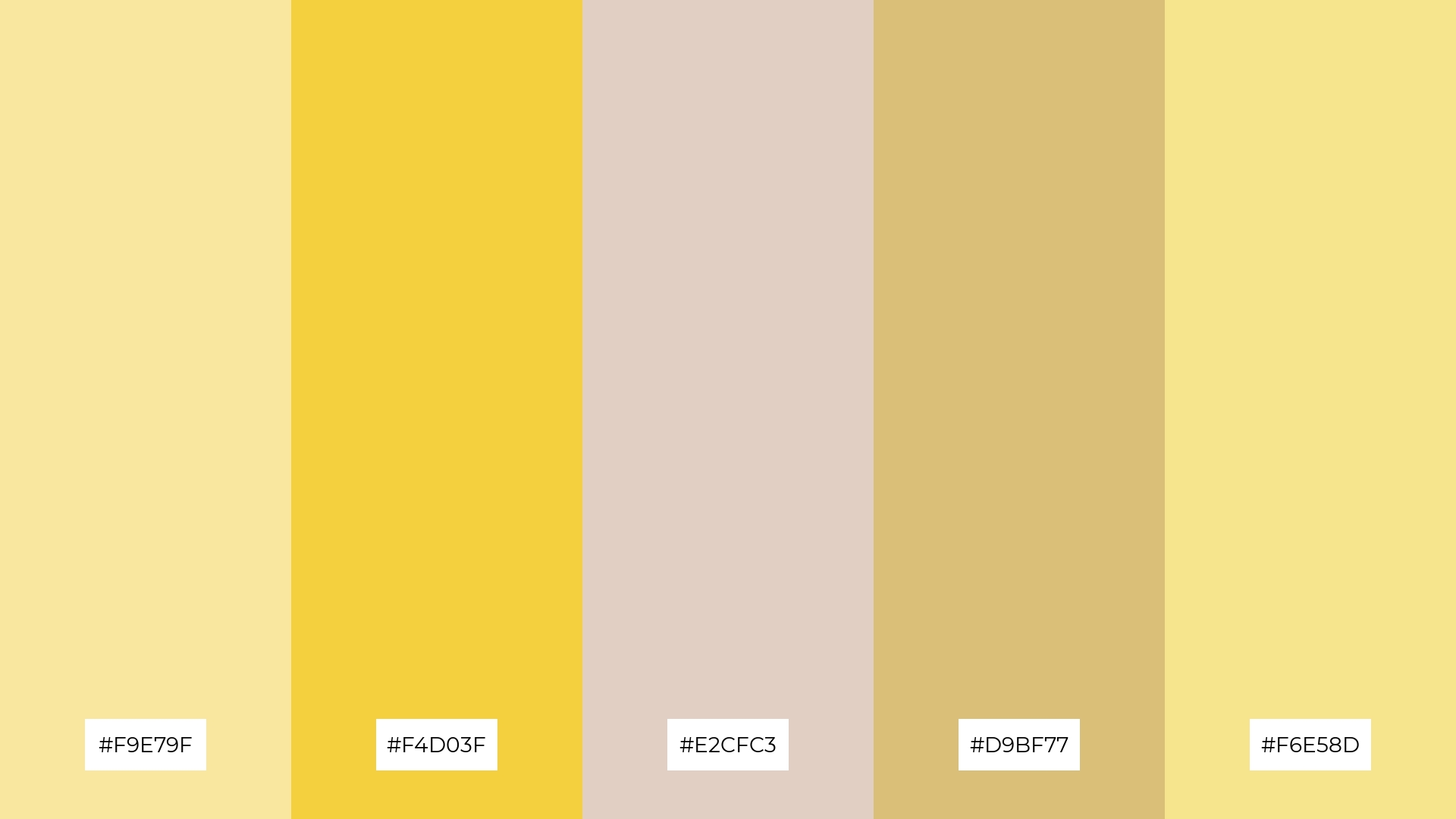 The Best 15 Yellow Beige Color Palette Combinations