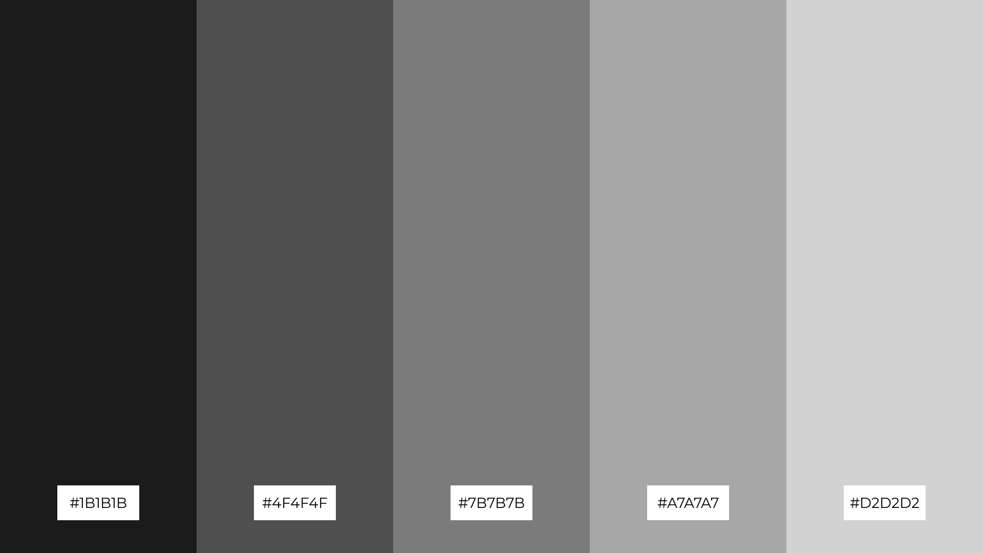 The Best 15 Black Gray Color Palette Combinations