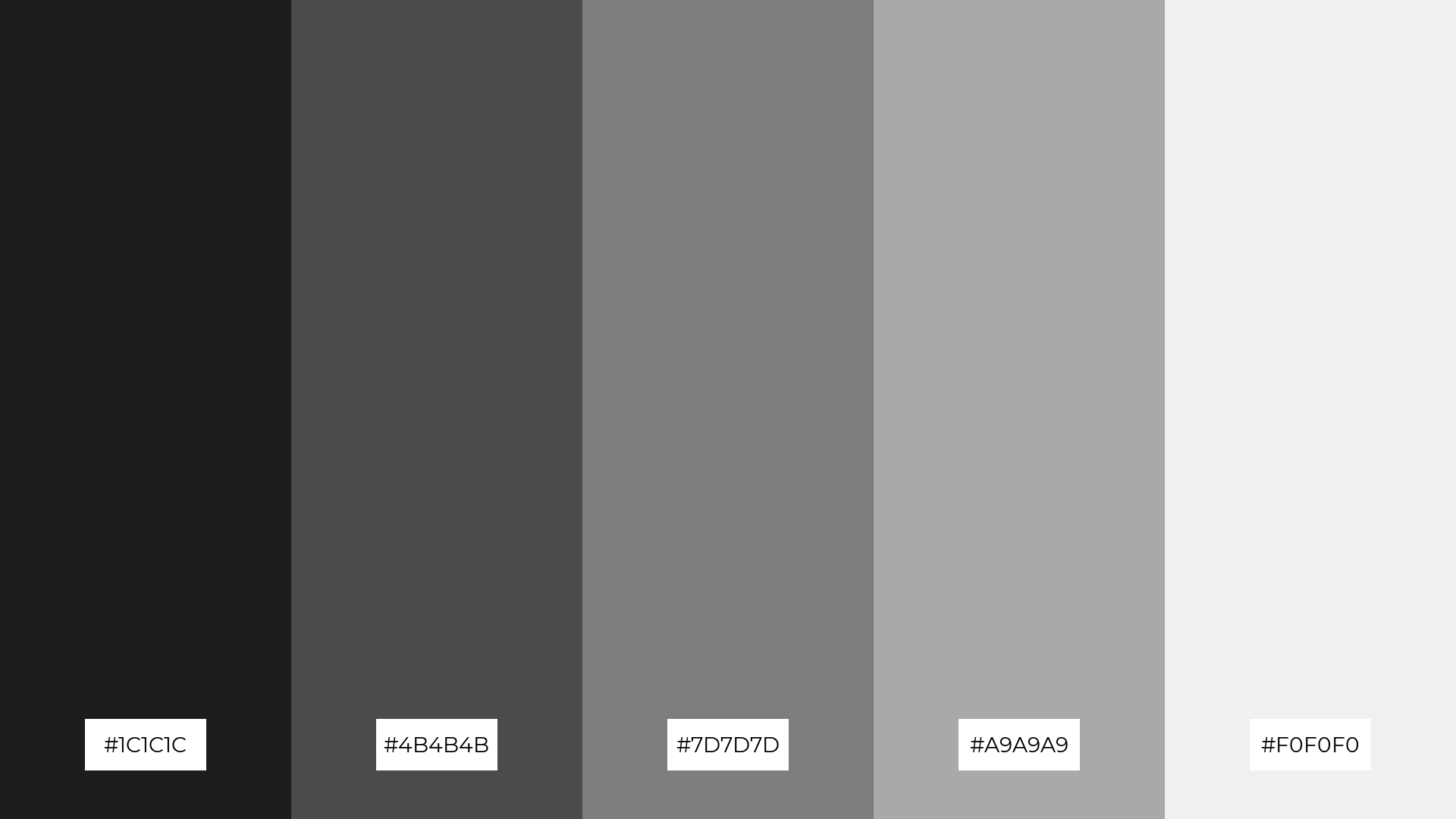The Best 15 Black Gray Color Palette Combinations